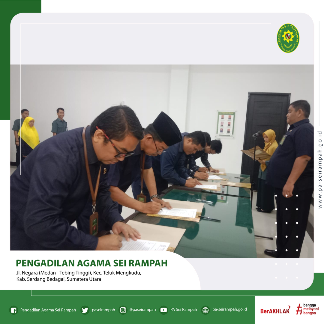 PA Sei Rampah - Menegaskan Komitmen Bersama Untuk Tidak Melakukan ...
